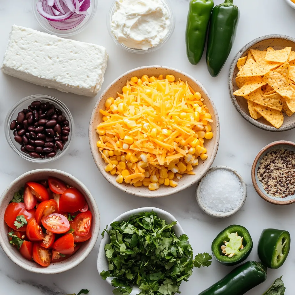 Cowboy Caviar Jalapeno Popper Cheese Log